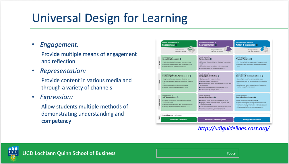 Universal Design for Learning in The Future VLE
